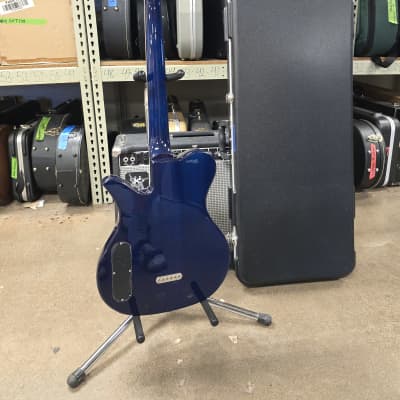 First Act Sheena Transparent Blue Flamed Maple | Reverb