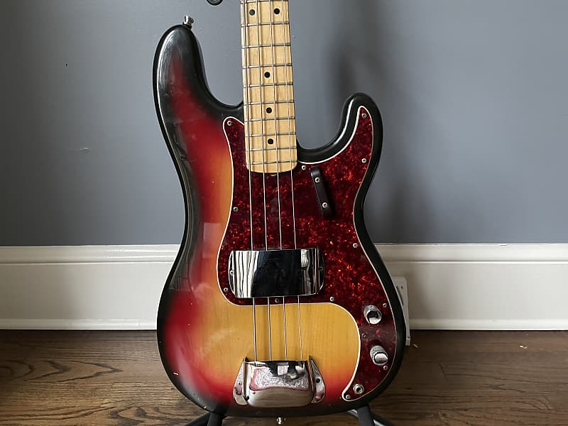 Fender Precision 1972 - Sunburst | Reverb