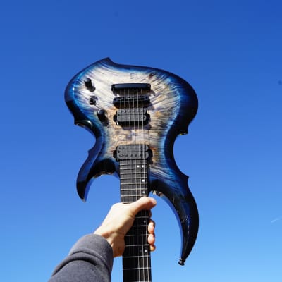 ESP LTD Original FRX CTM NT - Blue Black Burst 6-String | Reverb