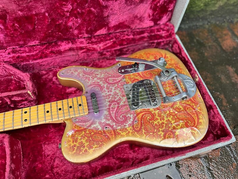 Fender Paisley Telecaster with Bigsby 1968 - Paisley | Reverb