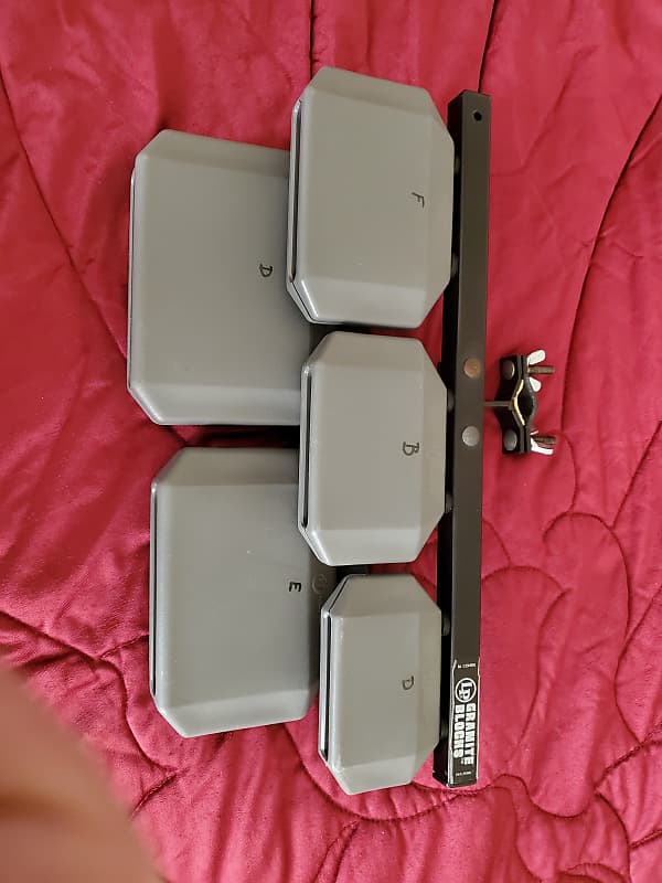 Latin Percussion GRANITE LP1210 - GREY COMPOSITE BLOCKS ON | Reverb