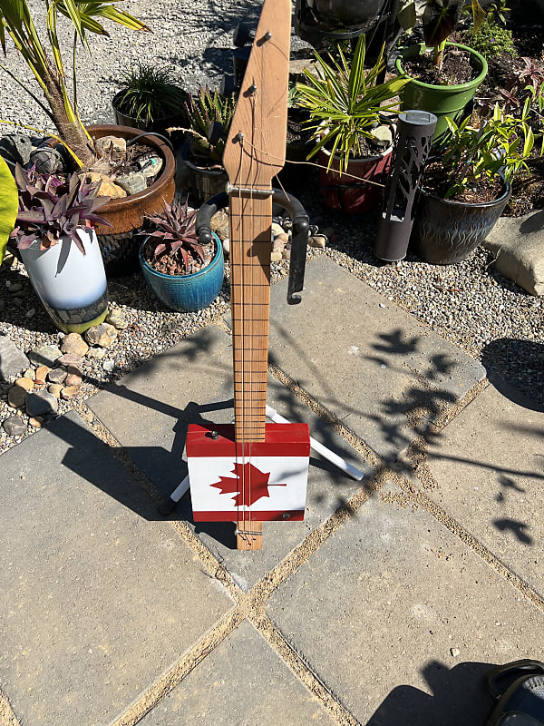 Handmade Canadian Flag Red and white | Reverb