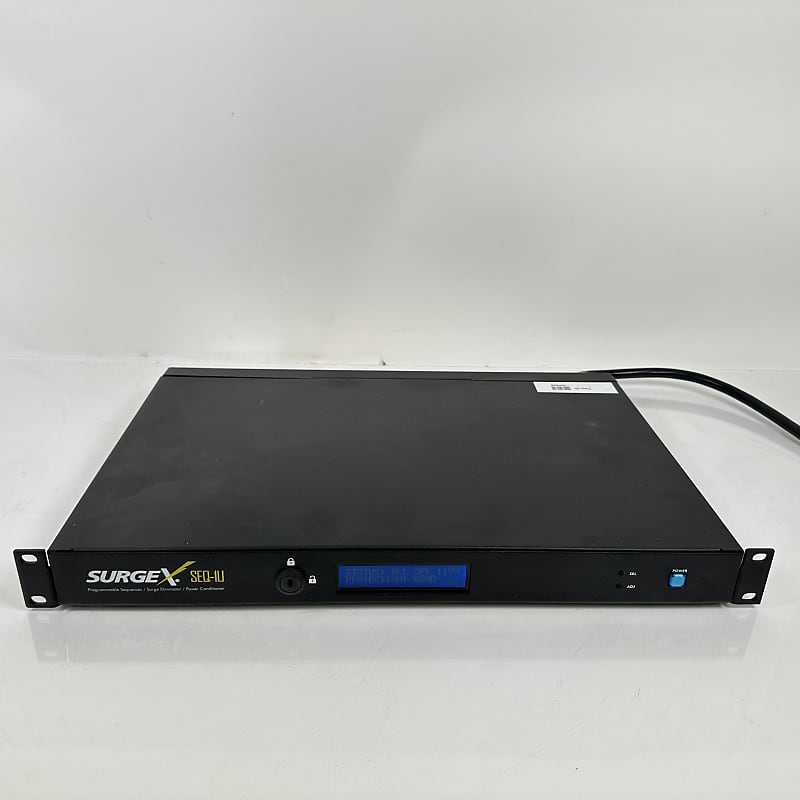 SurgeX SEQ-1U 8 Outlet Sequencing Surge Eliminator | Reverb Australia