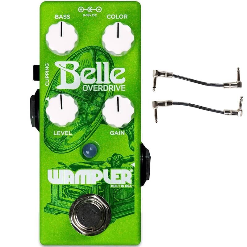 Wampler Belle Mini Compact 9v-18v Overdrive Guitar Effect | Reverb