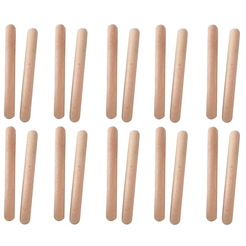 Wood Rhythm Sticks Music Percussion Sticks Classical Hardwood | Reverb