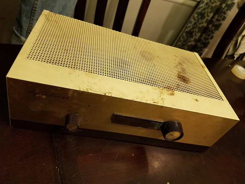 Dynaco Dynatuner FM-1 Frequency Modulation Radio Tuner Gold | Reverb