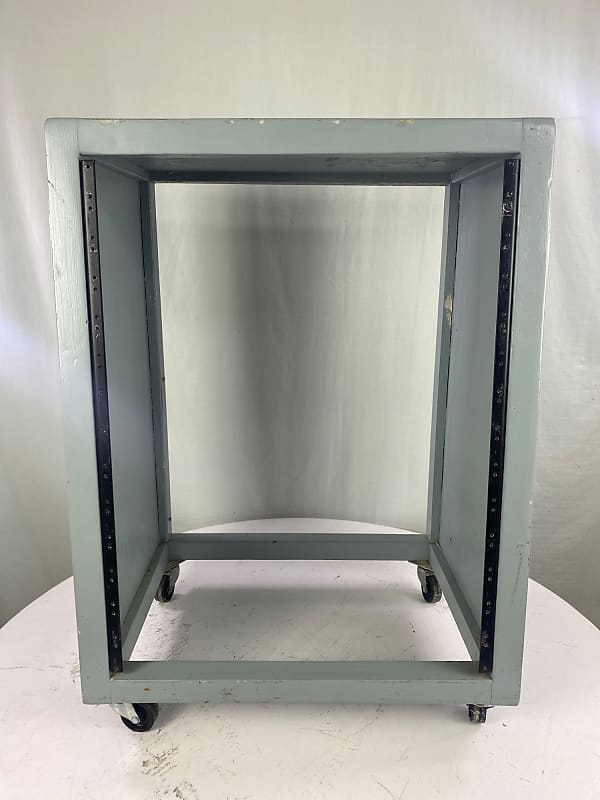 Handmade 14U Wooden Heavy Duty Rolling Rack Case | Reverb