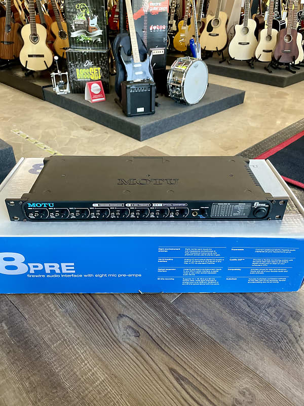 MOTU 8 PRE FIREWIRE + IMBALLO | Reverb