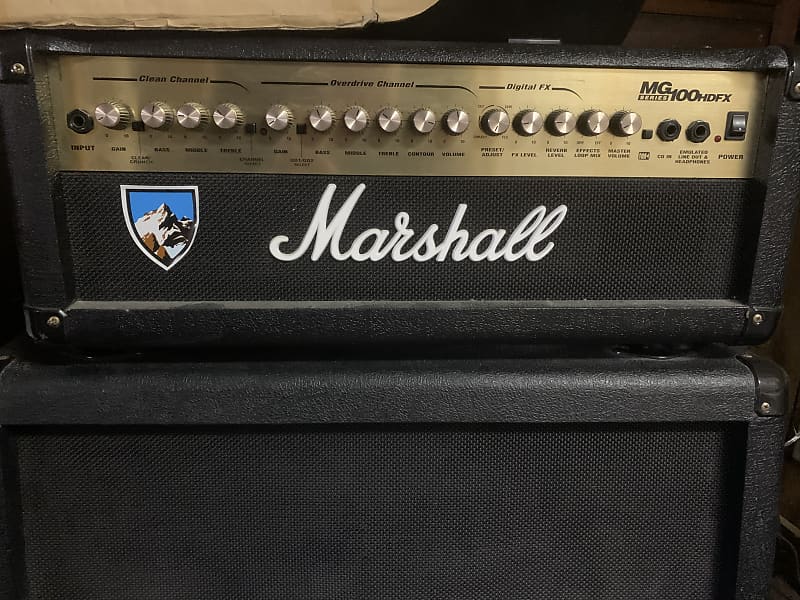 Marshall MG 100 HDDX amp head and cabinet 2000’s | Reverb
