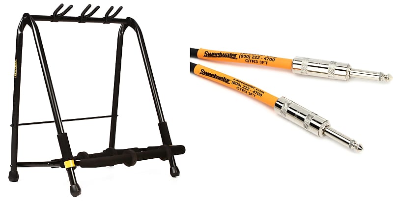 Hercules Stands GS523B Multi-Guitar Rack for up to 3 Guitars | Reverb