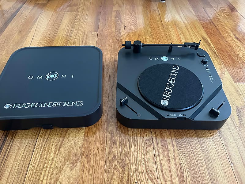 HeadacheSound Omni Turntable - Black Portable Scratch | Reverb
