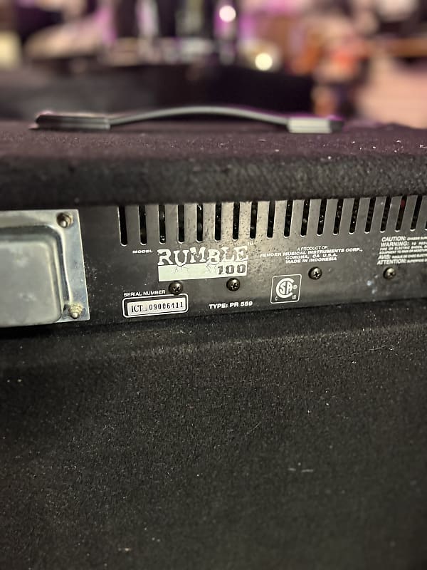 Unbranded Rumble 100 Bass AMP 100 PR 559 | Reverb