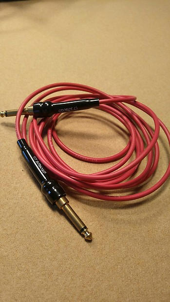 George L's 12 Foot Guitar Cable 2017 Red | Reverb