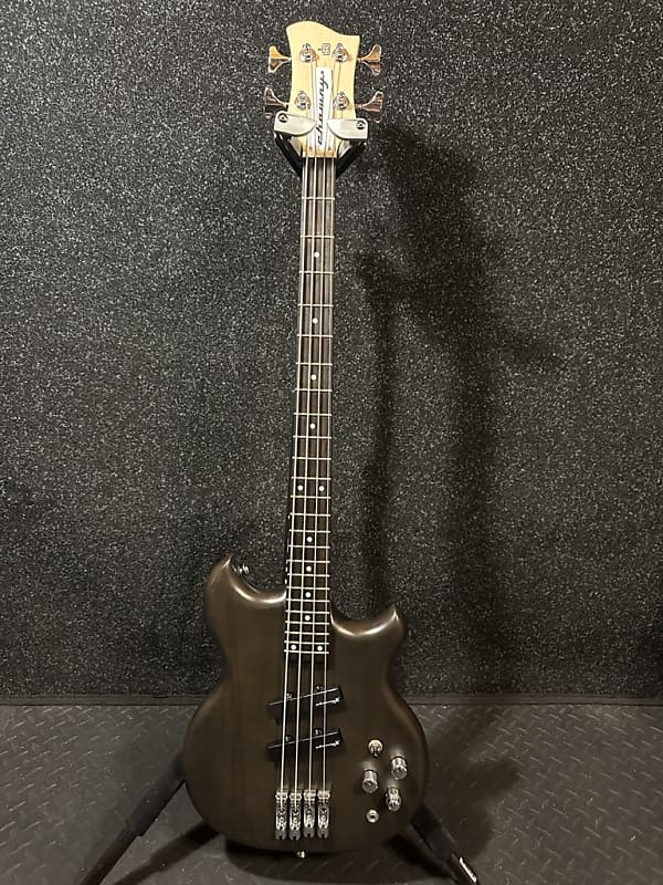 Chowny SWB-1 Short Scale Bass w/Hard Case - Transparent Black | Reverb