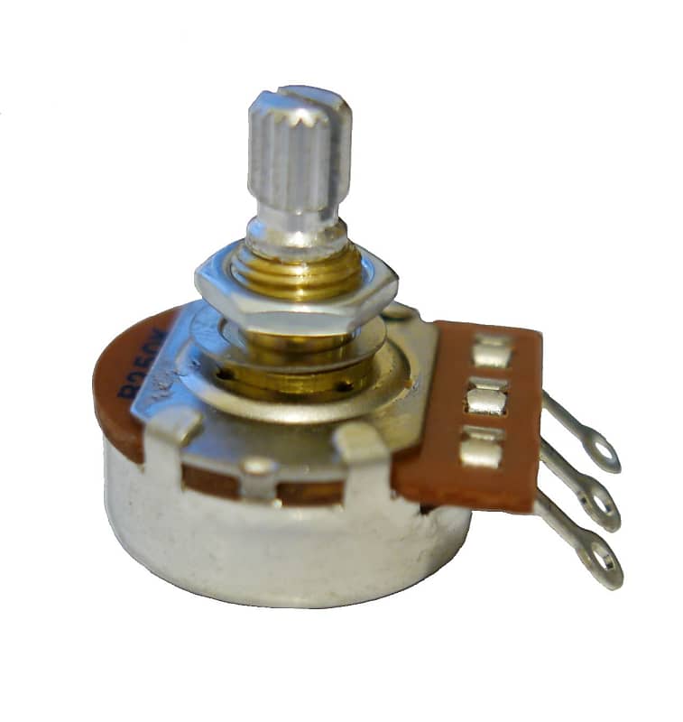 Alpha Pot - 250K - Split Shaft AUDIO 7mm Shaft | Reverb