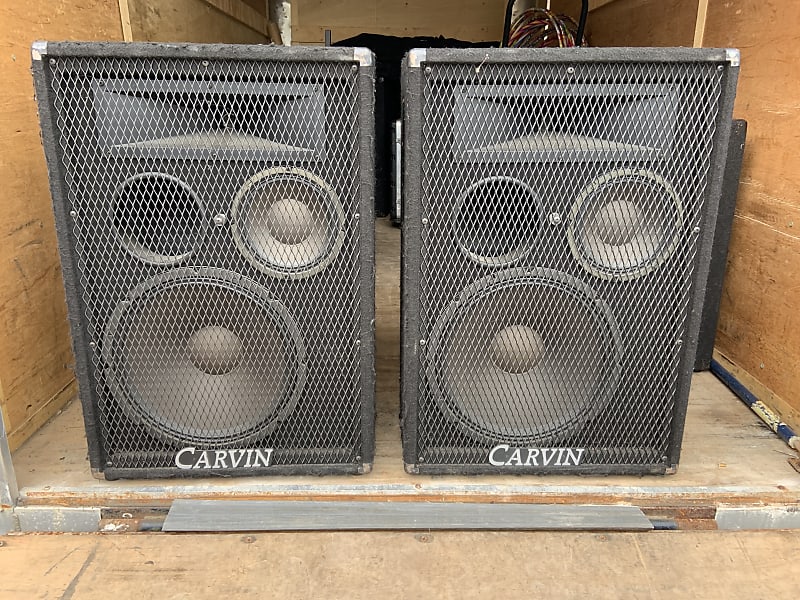 Carvin 1584 3-way Speakers (pair) | Reverb