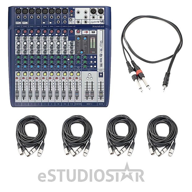 Soundcraft Signature 12 Compact Analogue Mixer with | Reverb