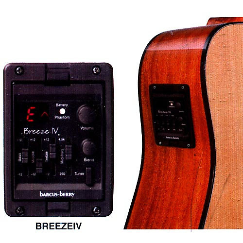 Barcus-Berry Breeze IV Acoustic Guitar Preamp System | Reverb