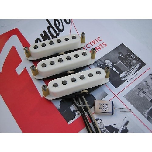 Sliders SRV '59 Stratocaster Pickup Set 2014 Aged White | Reverb