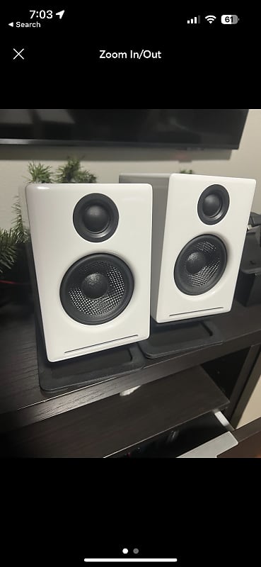 Audioengine A2+ Plus Wireless Speaker Bluetooth White | Reverb