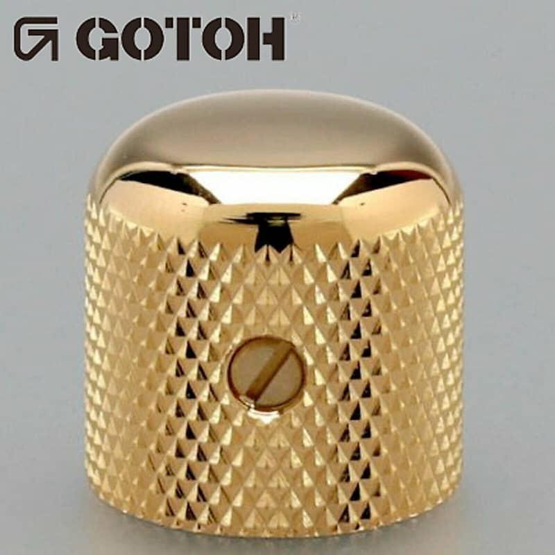 NEW (1) Gotoh Control Knob Metal DOME Bass/Guitar for 1/4 | Reverb