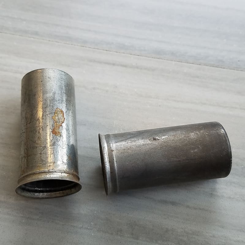 Unknown Pair (2) Tube Shields 12AX7 9-pin Snap-on Grommes | Reverb