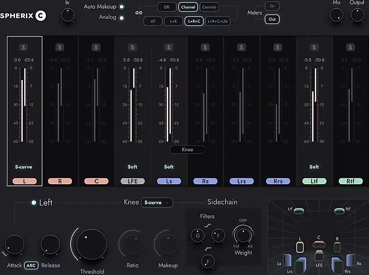 Waves Spherix Immersive Compressor & Limiter (Download) Shape | Reverb