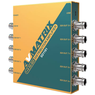 AVMATRIX SD1191 1x9 3G-SDI Reclocking Distribution Amplifier | Reverb