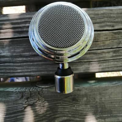 MEICO 1940s Art Deco Chrome Dynamic Microphone 1945 Chrome | Reverb