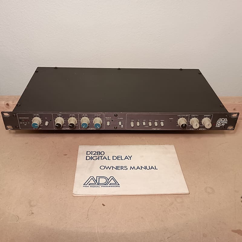 A/DA 1280 digital modu delay 1983 chorus flanger rack effects | Reverb