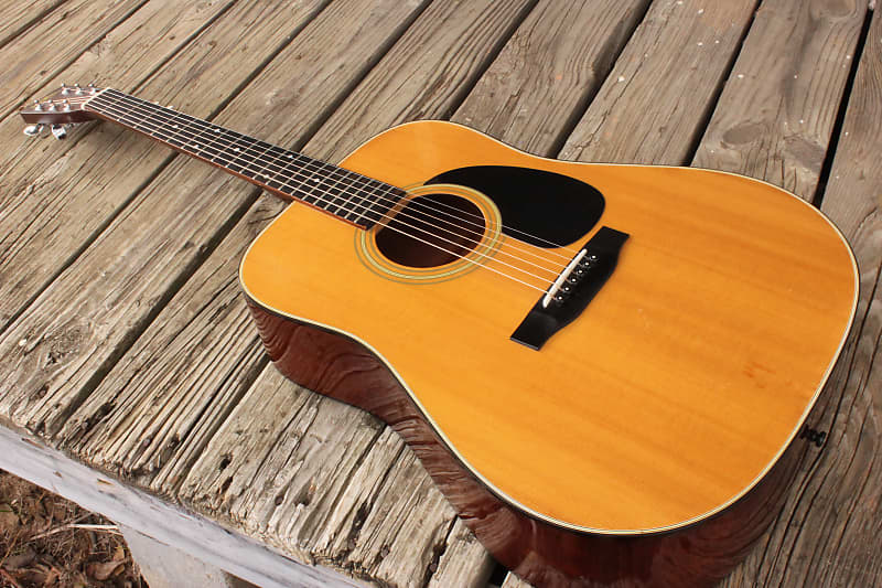 Sigma DM3 Dreadnought Acoustic Guitar 80s - Natural | Reverb