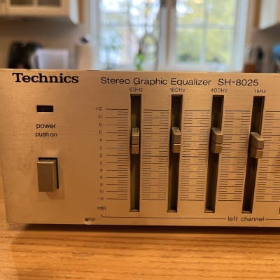 Technics SH-8025 Graphic Equalizer 1980s - Silver | Reverb