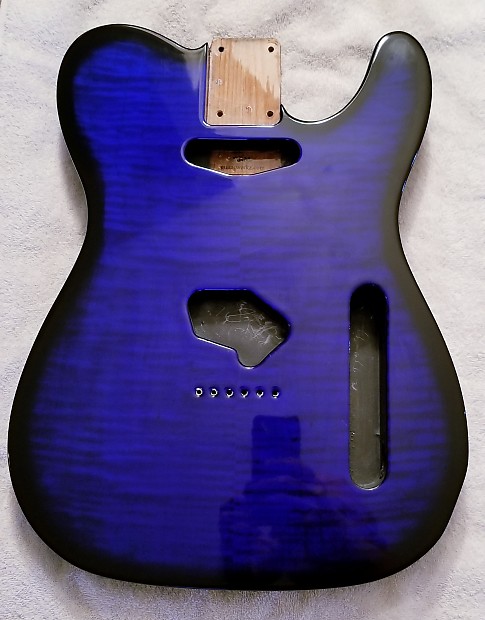 Telecaster-style body Blue Burst | Reverb