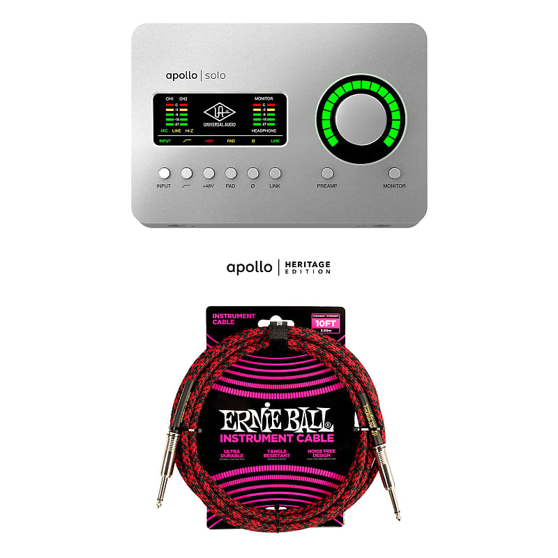 Universal Audio Apollo Solo Heritage Edition Bundle with | Reverb