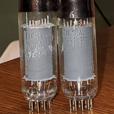 6BQ5/EL84 Amperex MaxiMatcher2 matched pair (2) tube lot | Reverb