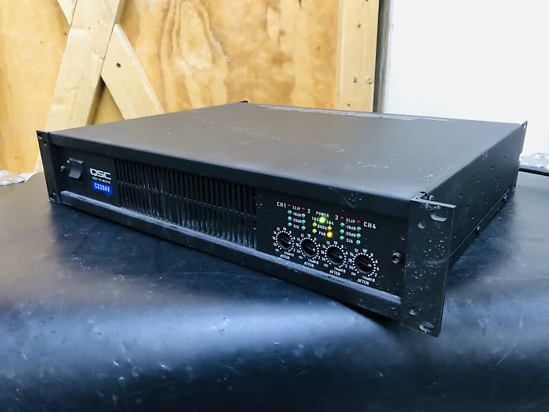 QSC CX204V Four Channel Power Amplifier - Tested and Working | Reverb