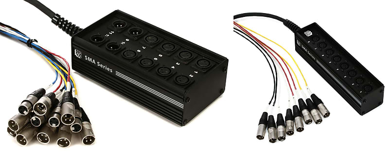 Pro Co SMA0804FBX-25 SMA Series 8x4 Stage Snake with XLR | Reverb