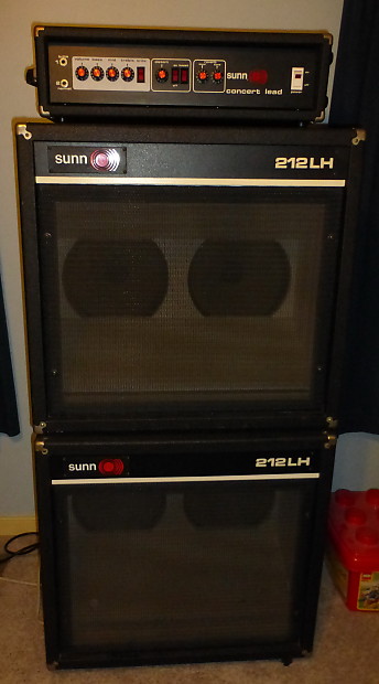 Sunn Concert Lead Guitar Amp Head with 2 - 212LH speaker | Reverb