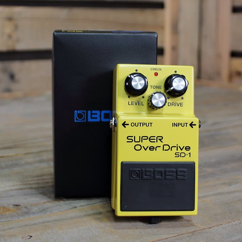 Used Boss SD-1 Super Overdrive Effect Pedal with Original Box | Reverb