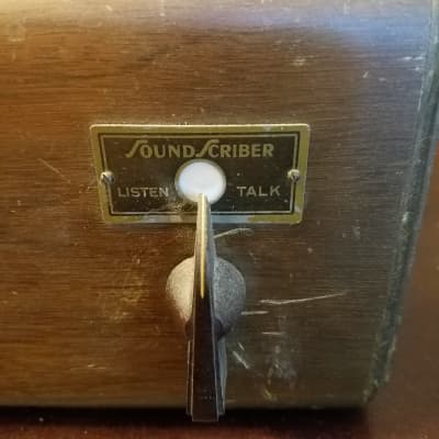 Sound Scriber Rare Vintage Record Cutting Lathe small tube | Reverb