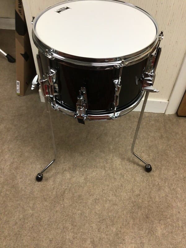 Yamaha Stage Custom Hip Floor Tom/Snare 13” x 8” w/Legs Raven | Reverb