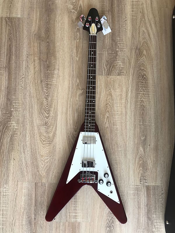 Gibson Flying V Bass 2012 - Cherry Red | Reverb