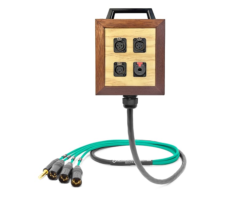 4-Channel Wooden Studio Wall Box / Stage Box | Mogami 2931 & | Reverb