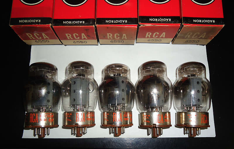 RCA 6550 NOS NIB Matched Tubes | Reverb