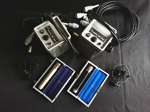 Matched Pair Of 1962-1969 Neumann M582 Tube | Reverb Australia