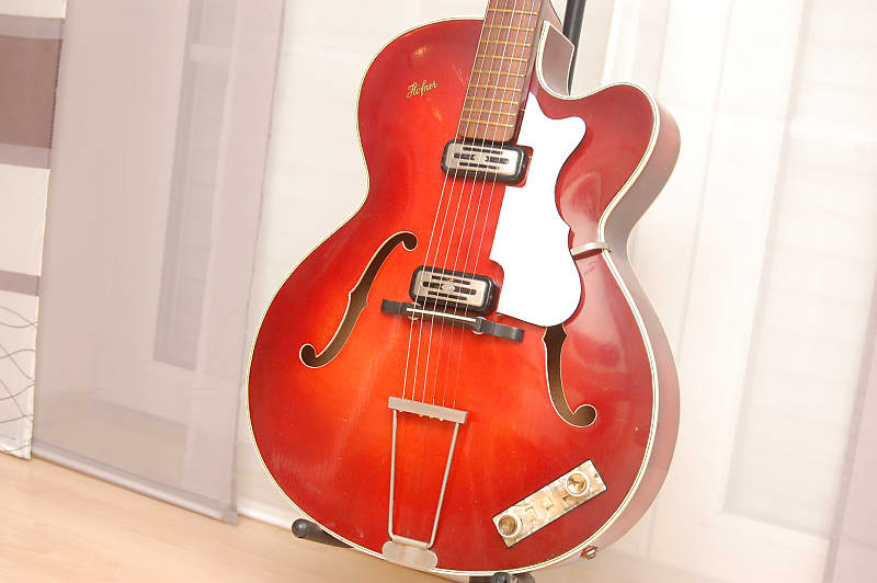 Höfner 455 S E2 – 1961 German Vintage Archtop Jazz Guitar | Reverb