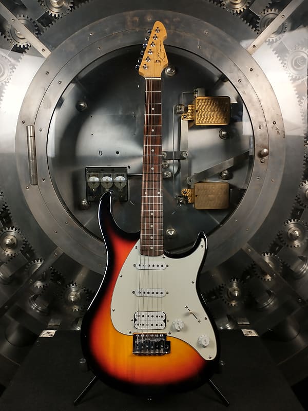 Peavey Raptor EXP HSS Sunburst Electric Guitar | Reverb