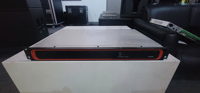 biamp TESIRA EX-MOD w/ (3)EOC-4 Cards | Reverb