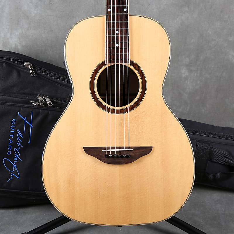Faircough Electric Star Acoustic Guitar - Natural w/Gig Bag - | Reverb