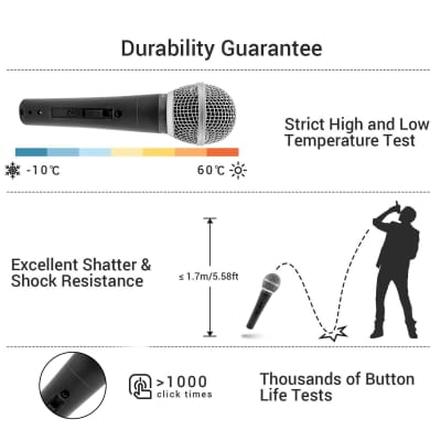 5 Core Premium Vocal Dynamic Cardioid Handheld Microphone | Reverb